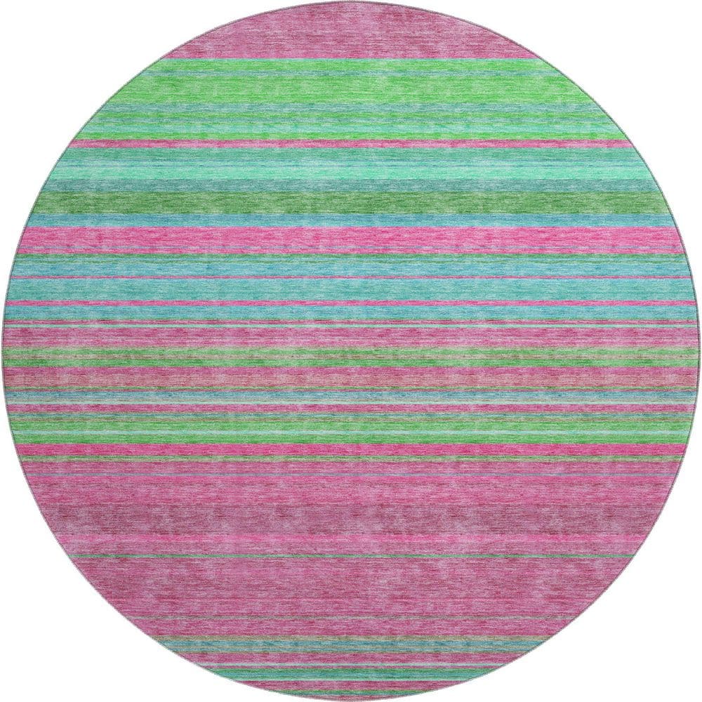 Addison Rugs Mayfield Premium Machine Washable Abstract AMF979 Blush 8 ...