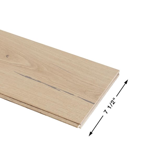 Malibu Wide Plank Torrey French Oak 9/16 in. T x 7.5 in. W Tongue ...