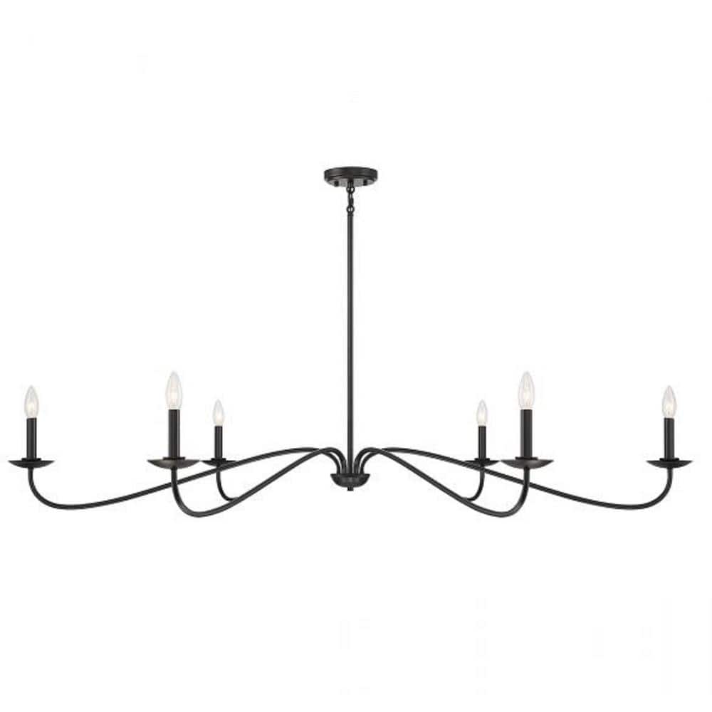Reviews for TUXEDO PARK LIGHTING 62 in. W x 8 in. H, 6-Light Matte ...