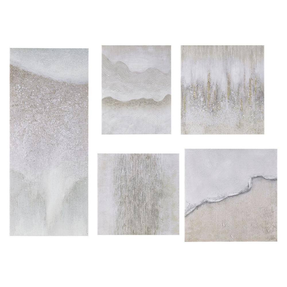 Miscool Anky 5-Piece Unframed Art Print 15 in. x 35 in. Hand ...