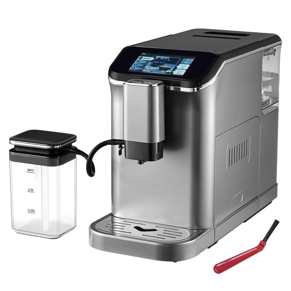 SKYSHALO Fully Automatic Espresso Machine Cappuccino Latte Machine 6 ...
