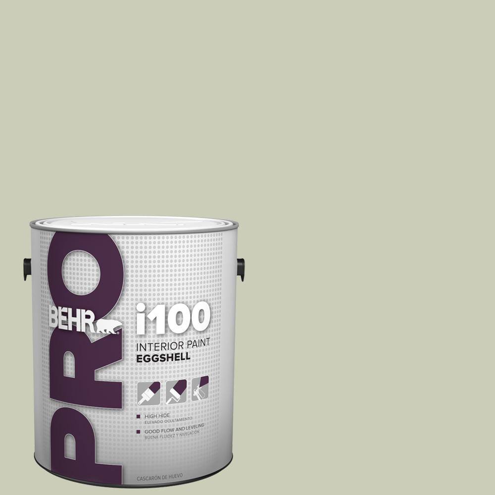 BEHR PRO 1 gal. #S380-2 Morning Zen Eggshell Interior Paint PR13001 ...