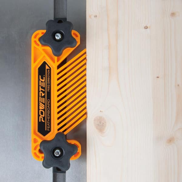 ‎POWERTEC Table Saw Fence Featherboard (2-Pack) 71553 - The Home Depot