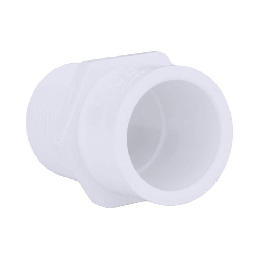 Charlotte Pipe 1 in. x 3/4 in. PVC Schedule 40 MPT x S Male Reducer ...