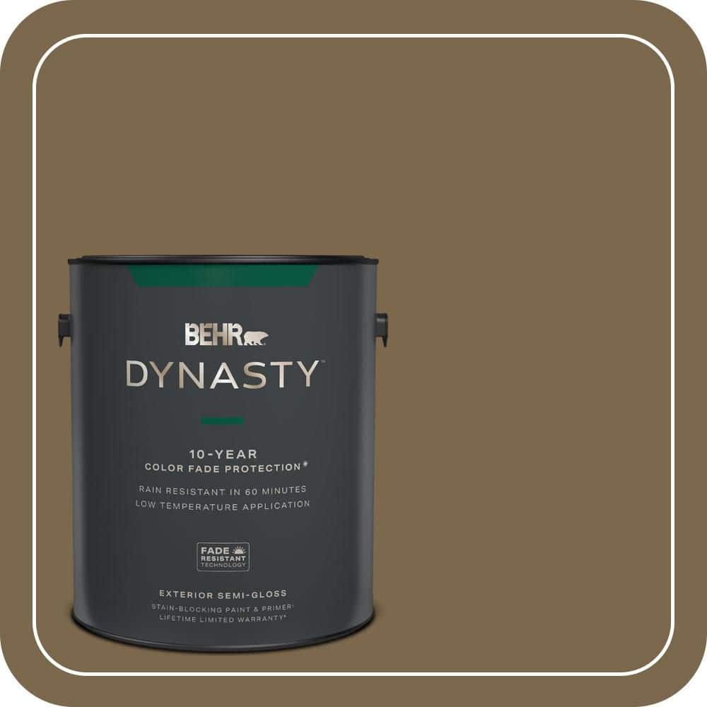 BEHR DYNASTY 1 gal. #T14-6 Boho Semi-Gloss Exterior Stain-Blocking ...