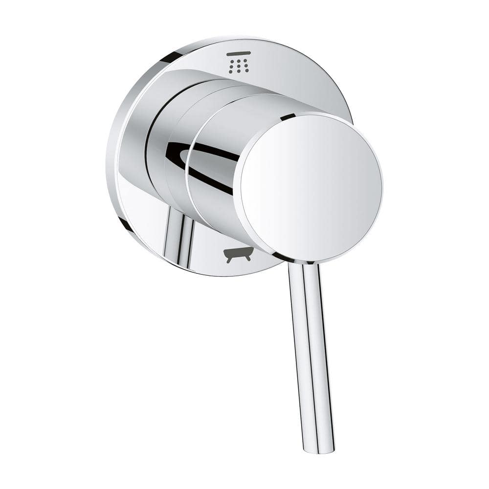 GROHE Concetto 1-Handle Diverter Valve Only Trim Kit in StarLight ...