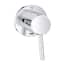 GROHE Concetto 1-Handle 3-Way Diverter Valve Only Trim Kit in StarLight ...