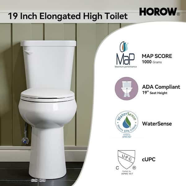 19 inch bowl height toilet store