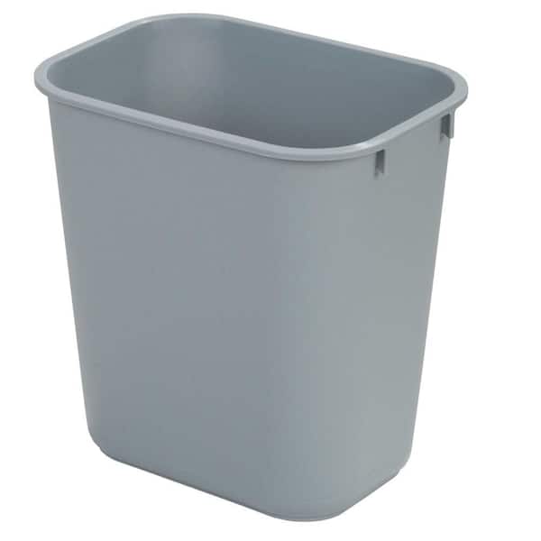 Carlisle 3.25 Gal. Grey Trash Can (12-Case)-34291323 - The Home Depot