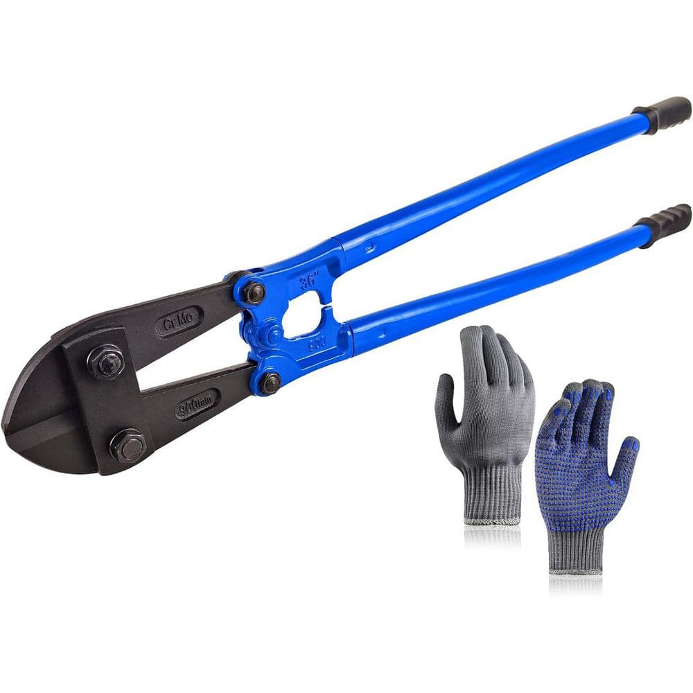 KIWDZFU Heavy Duty Bolt Cutter with Drop Forged Cr-Mo Alloy Steel ...