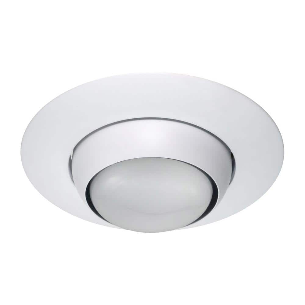 NICOR 6 in. White Recessed Eyeball Trim 17506WH - The Home Depot