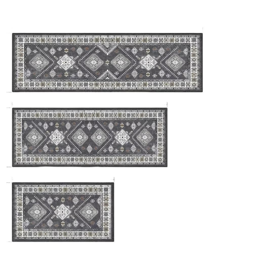 Vintage Multi-Colored 1.6 ft. x 5 ft. 3-Piece Rug Set LG-S05260042 ...