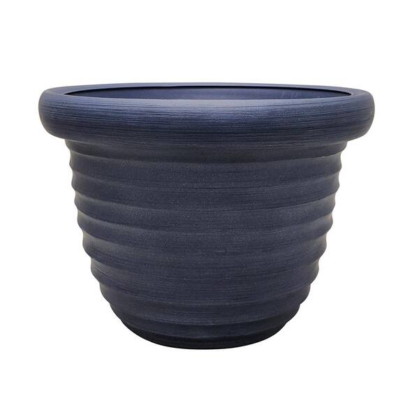 Grosfillex Santorino 15.75 in. W x 11.14 in. H Brushed Denim Resin ...