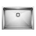 Blanco CUVEE R15 28 in. Undermount Single Bowl 16-Gauge Stainless Steel ...