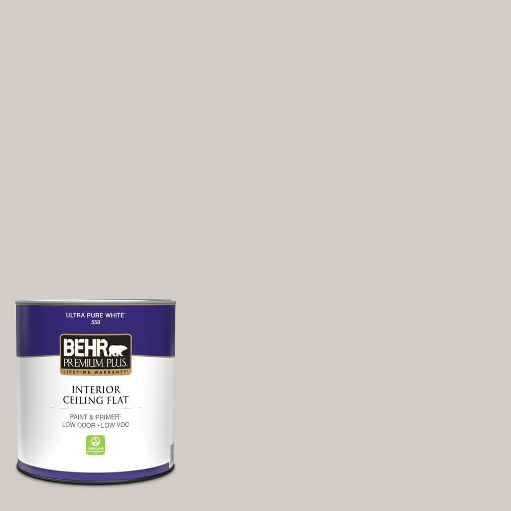 BEHR PREMIUM PLUS 1 qt. #PPU18-09 Burnished Clay Ceiling Flat Interior ...