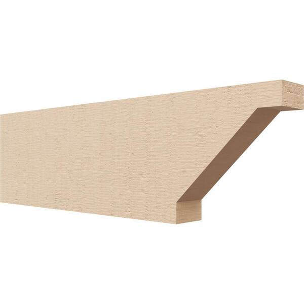 Ekena Millwork 4-in. x 8-in. x 32-in. Garner Woodgrain, Primed Tan ...