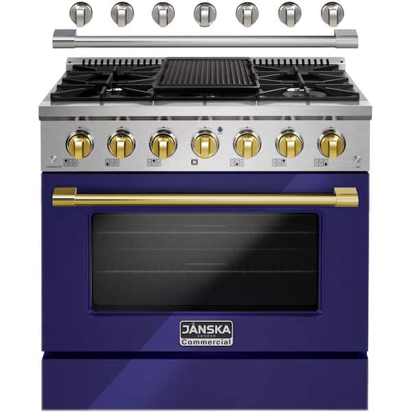 Reviews for JANSKA Professional 36 in. 5.2 cu. ft. Gas Range with ...