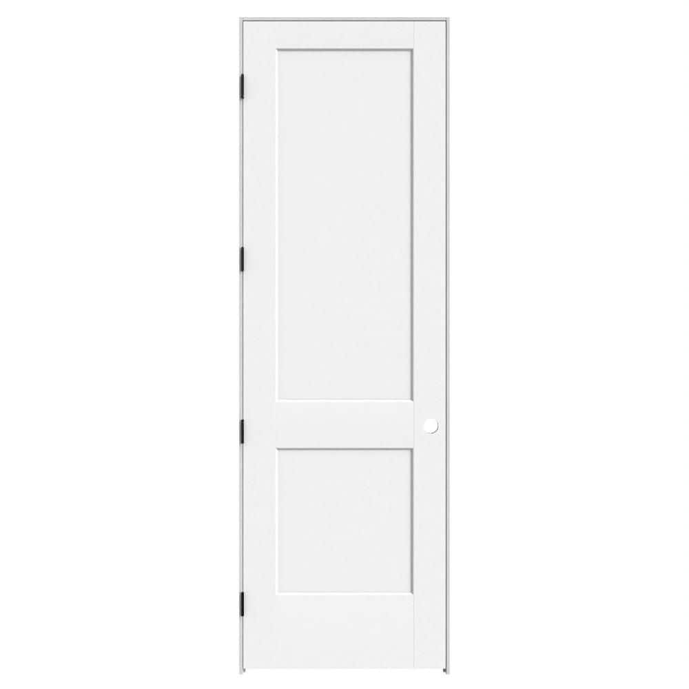 Masonite 30 in. X 96 in. 2-Panel Logan Right-Hand Hollow Core Single ...