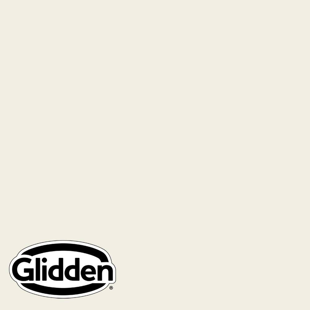 Glidden Premium 5 gal. PPG1020-1 Atrium White Satin Interior Latex ...