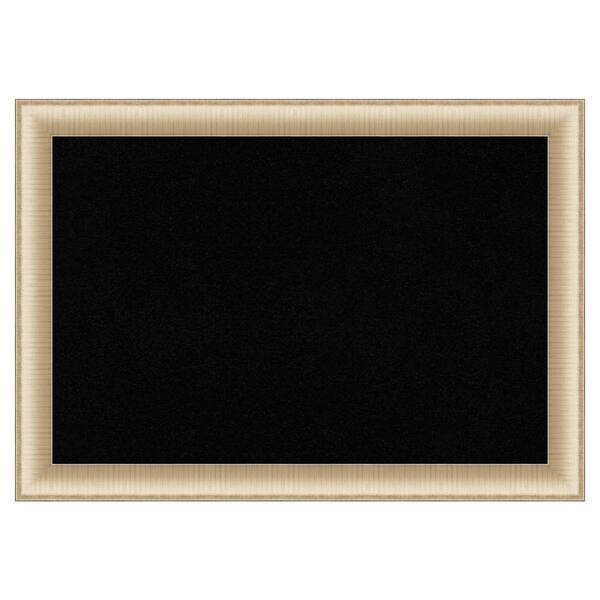 Amanti Art Elegant Brushed Honey Framed Black Corkboard 41 in. x 29 in ...