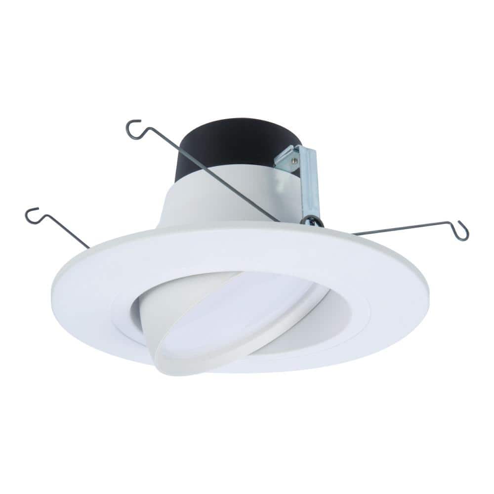 HALO LA 5 in. and 6 in. 2700K White Integrated LED Recessed Ceiling ...