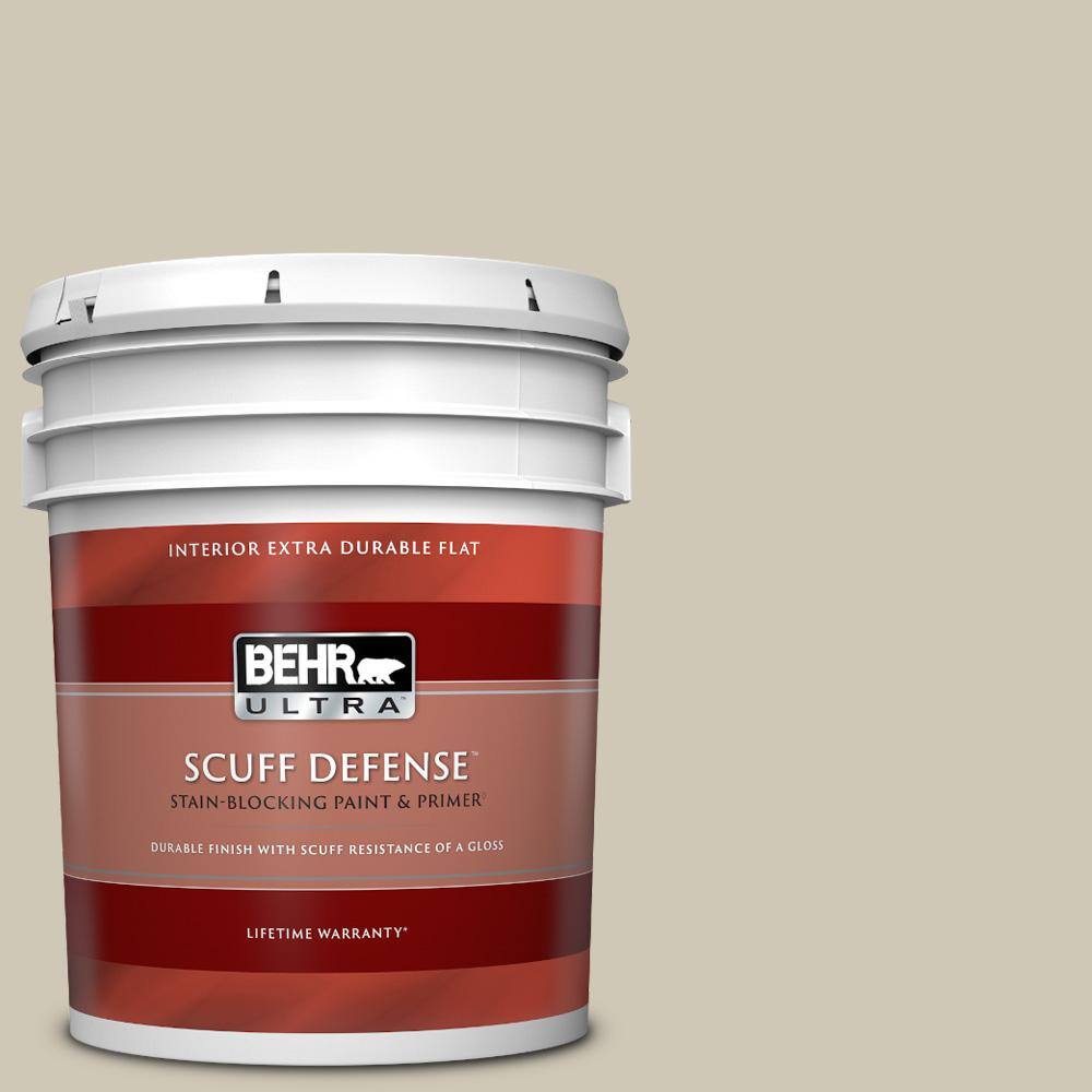 BEHR ULTRA 5 gal. #PPU8-16 Coliseum Marble Extra Durable Flat Interior ...