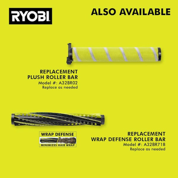 RYOBI 18V ONE+ HP High-Capacity Stick Vacuum (Tool Only) PBLSV718B ...