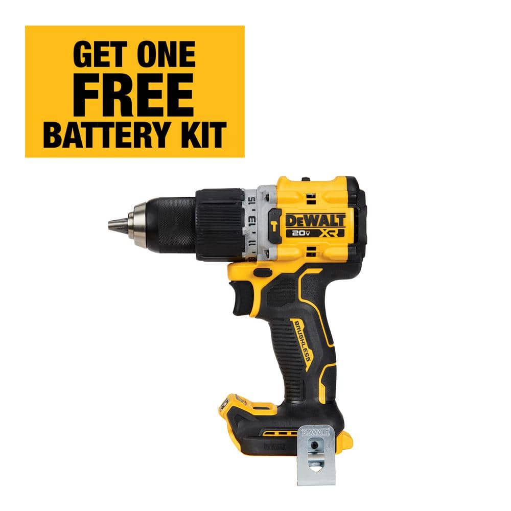 DEWALT 20V Compact Cordless 1/2 in. Hammer Drill (Tool Only) DCD805B ...