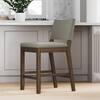 Nathan James Linus Modern Upholstered Counter Height Bar Stool with ...