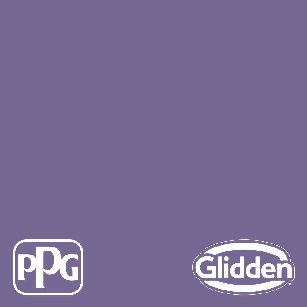 Glidden Premium 1 gal. PPG1175-6 Purple Grapes Semi-Gloss Exterior ...