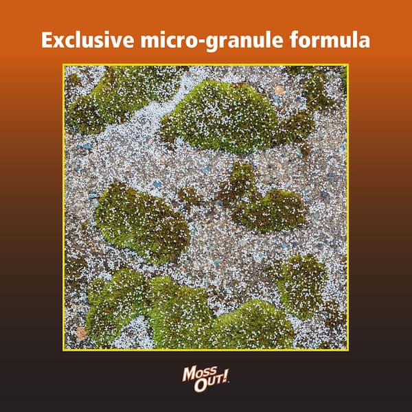 Moss Out! 6 lb. 6,000 sq. ft. Roof and Walkway Moss Killer Granules ...