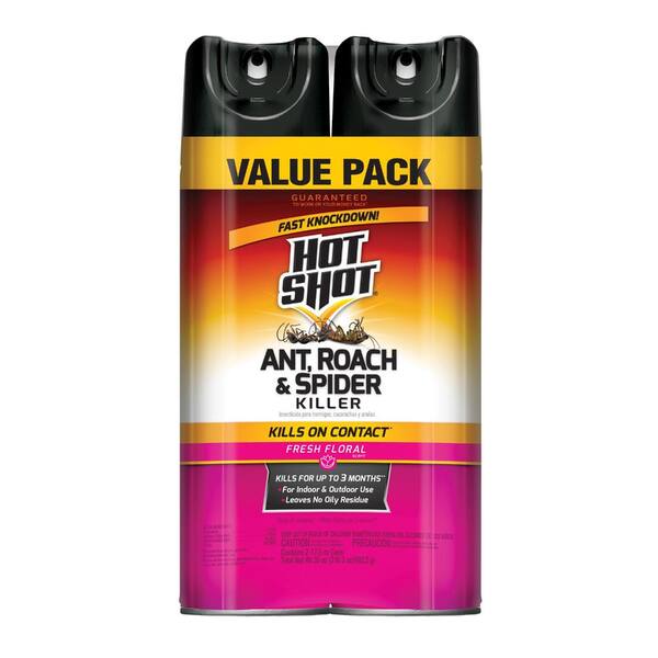 Hot Shot 17.5 oz. Ant, Roach, and Spider Insect Killer Aerosol Spray ...
