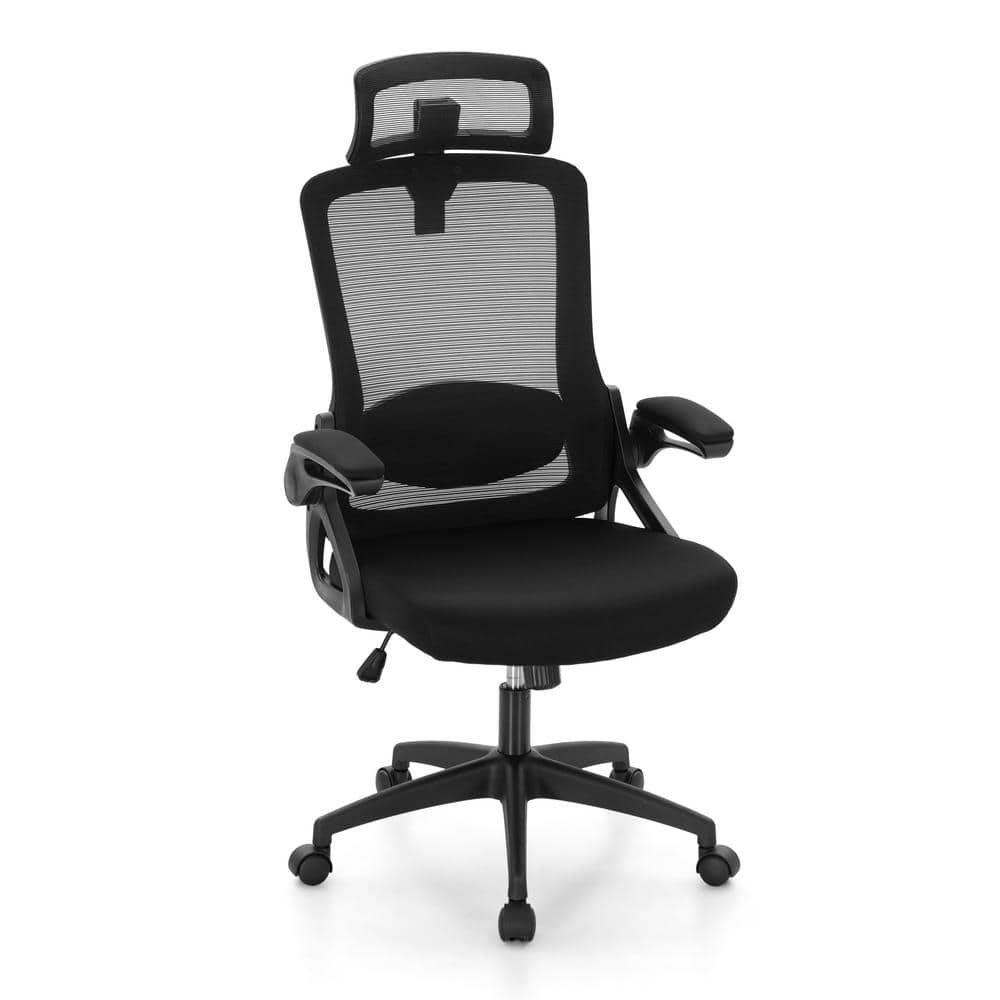 PHI VILLA Fabric Seat Cushioned Ergonomic Reclining Drafting Chair in ...