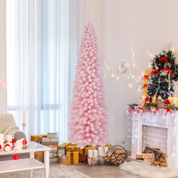 7ft pink christmas tree store
