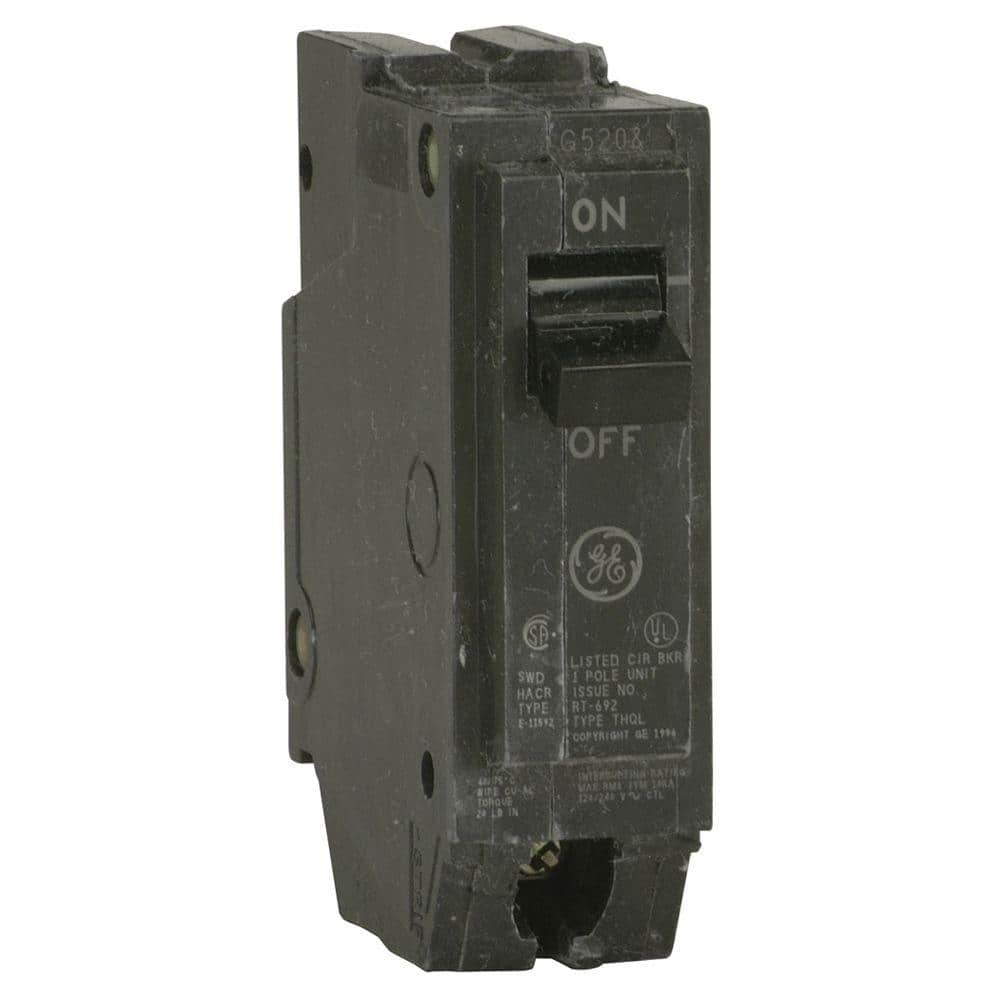 GE Q-Line 40 Amp 1 in. Single-Pole Circuit Breaker THQL1140 - The Home ...