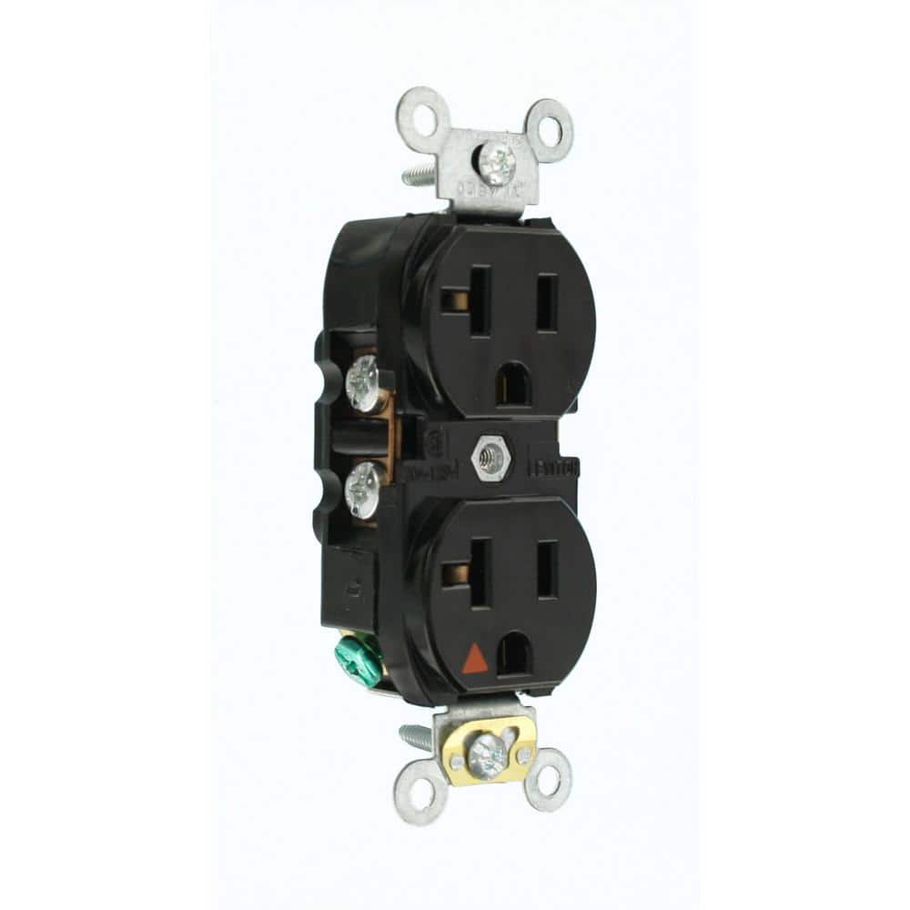 Leviton 20 Amp 125 V Industrial Grade Isolated Ground Duplex Outlet ...