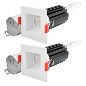 LUXRITE 2 in. Canless Remodel Integrated LED Trimless Recessed Light 5 ...