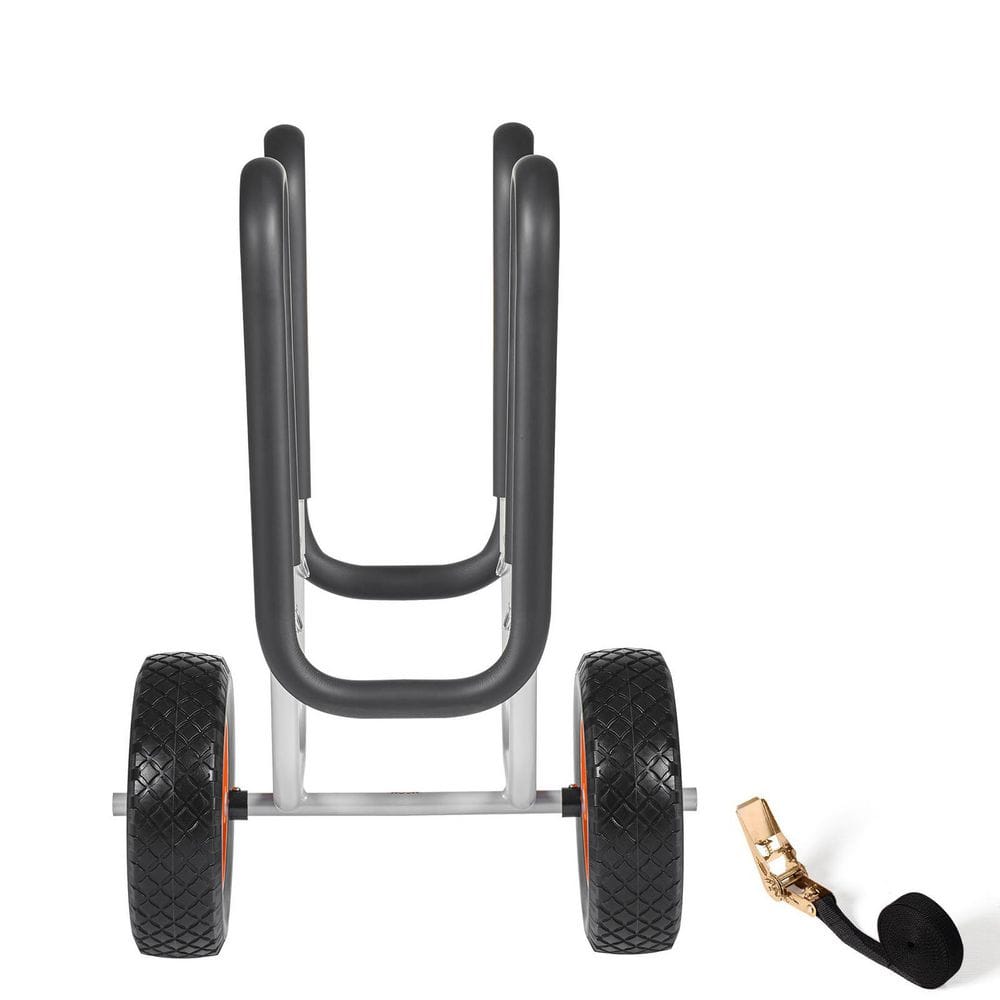 SKYSHALO Kayak Cart, 150 lbs. Capacity, Paddle Board Trolley with 10 in ...