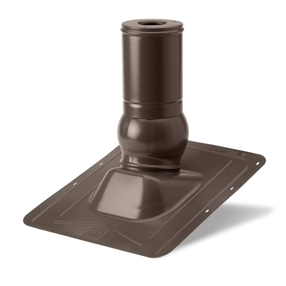 Master Flow 4 in. 26-Gauge Pivot Pipe Boot Flashing Galvanized in ...