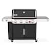 Weber Genesis E-435 4-Burner Liquid Propane Gas Grill in Black with ...