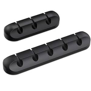 Lukyamzn Wall Mount Cable Hanger Organizer Holder with 11 Slots for ...