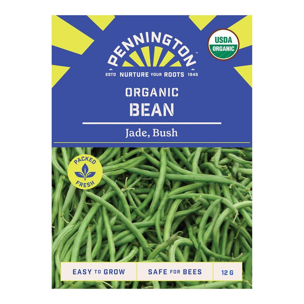 Pennington Organic Jade Bush Bean Fruit Seeds 6992 - The Home Depot