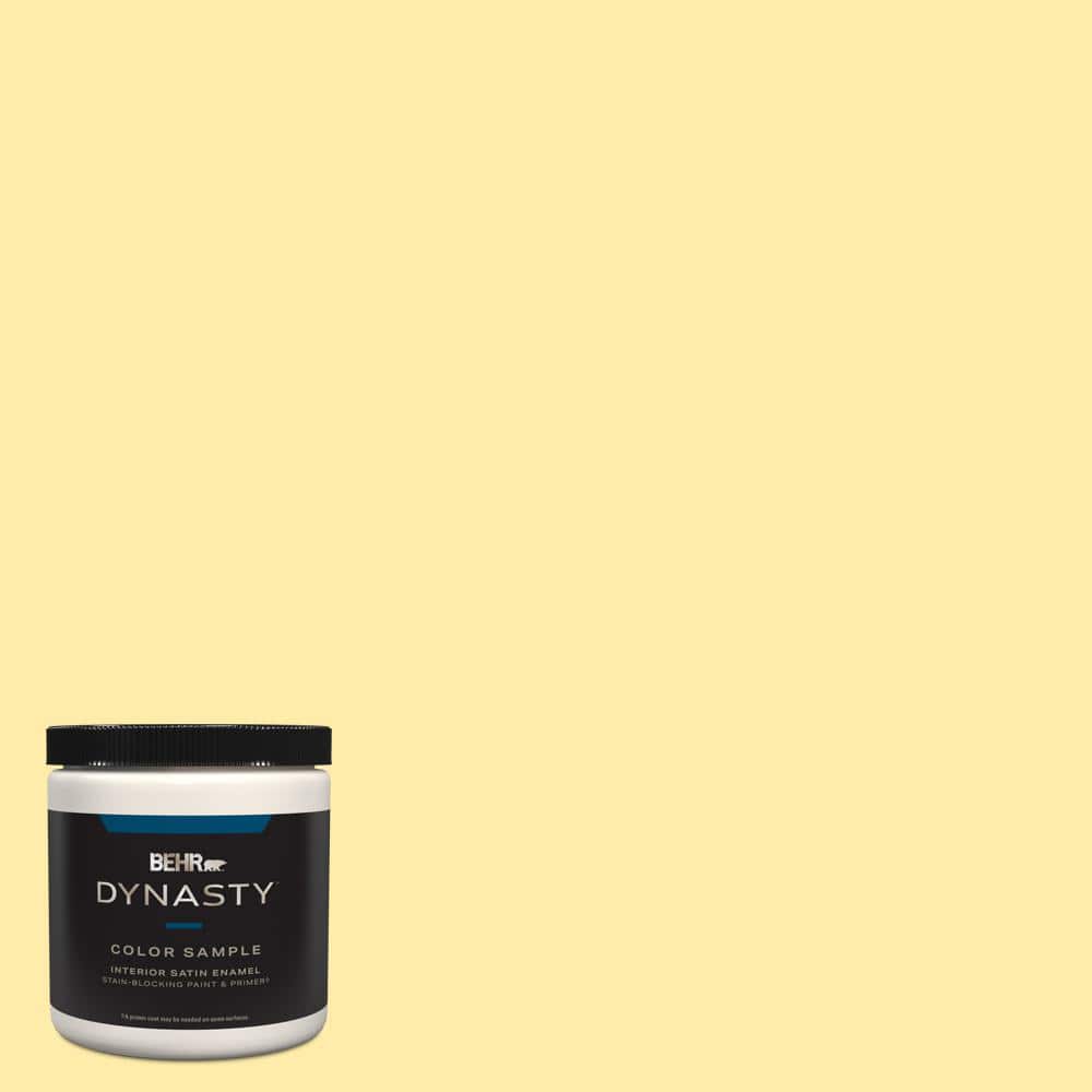 BEHR DYNASTY 8 oz. #P300-3 Rite of Spring Satin Enamel Stain-Blocking ...