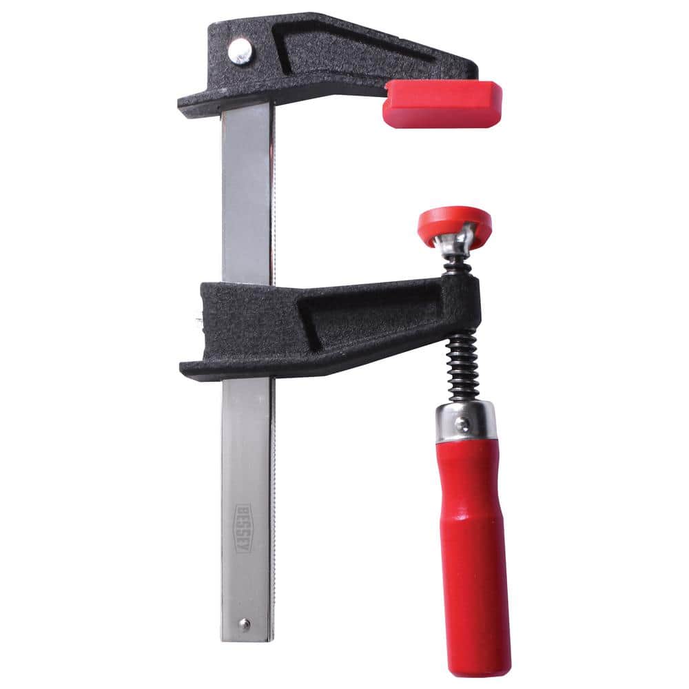 BESSEY Clutch Clamp 6 in. x 2-1/2 in. Wood Handle TGC2.506 - The Home Depot