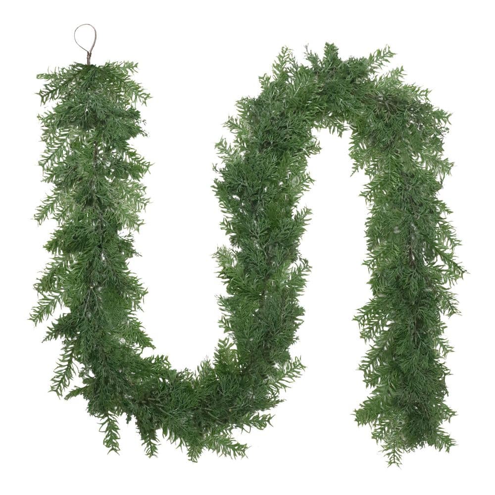 Puleo International 9 ft. x 10 in. Artificial Christmas Garland with ...