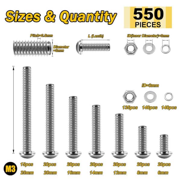 M2 - Screws - The Home Depot