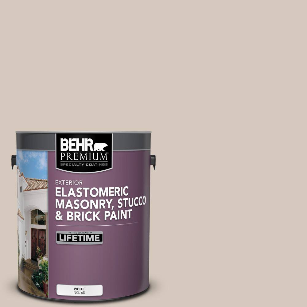 BEHR PREMIUM 1 gal. #N230-2 Old Map Elastomeric Masonry, Stucco and ...