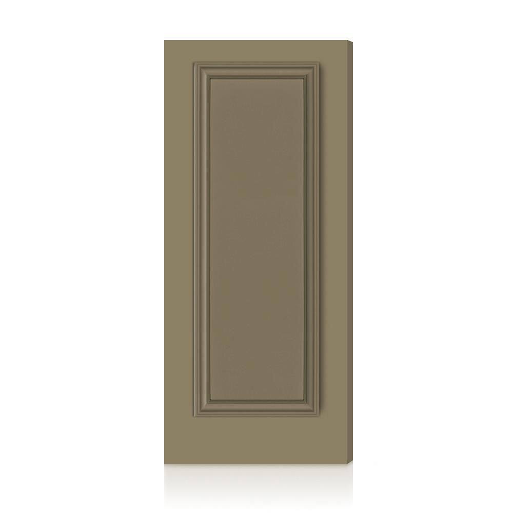 CALHOME Palazzo 1 Panel 28 in. x 92 in. Olive Green Hollow Core ...