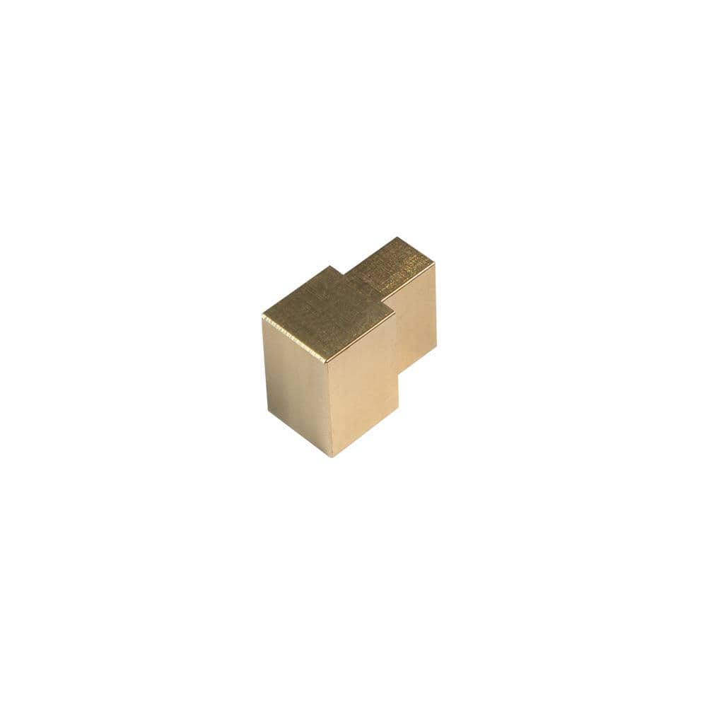 DURAL Duraplus 1/2 in. Rectangular Edge Int and Ext Crnr Brass Natural ...