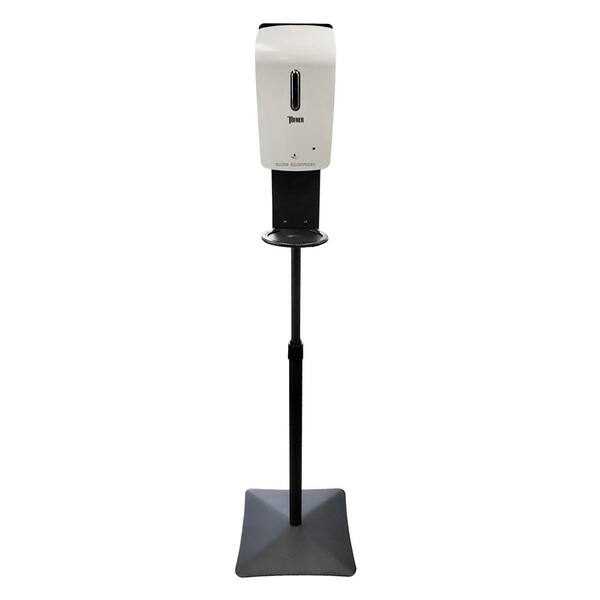 GRITT COMMERCIAL 7 Gal. Black Stainless Steel Gym Wipe Dispenser ...